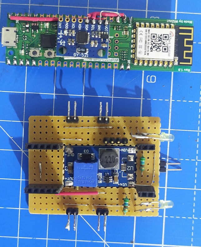 WizFi360-EVB-PICO based Smart phone controlled micro drone for STEM Education