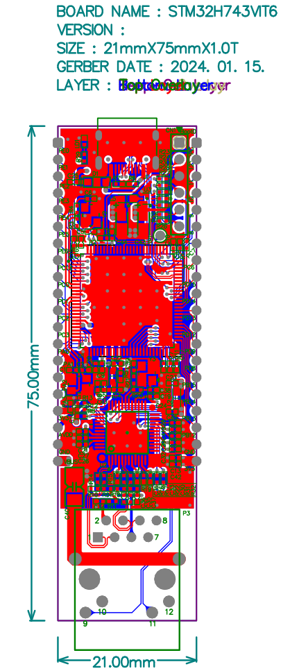 Complete Ethernet module production by connecting W5500 to STM32H7 100-pin MCU