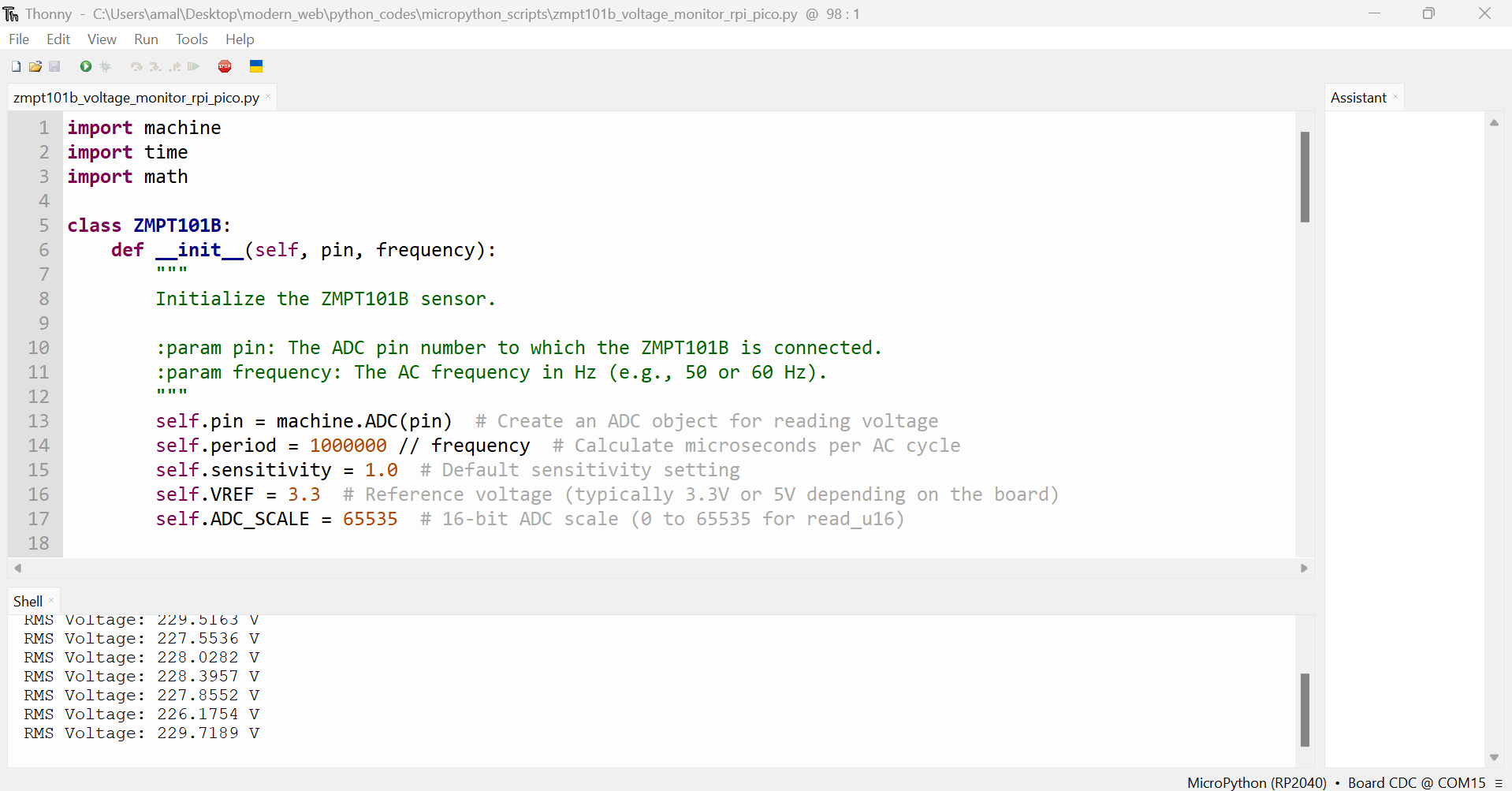Networked Energy Monitoring System