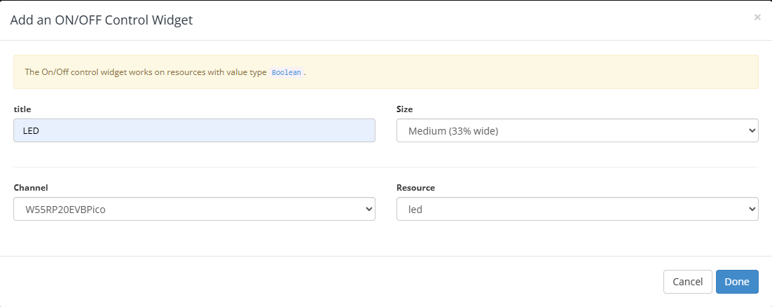 MQTT-Based LED Control with W55RP20-EVB-Pico: Beebotte IoT Integration Guide