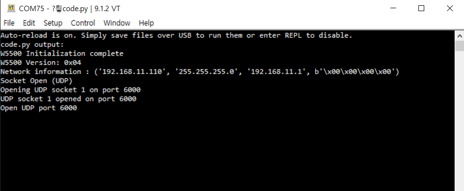 Getting started with W55RP20 circuitpython