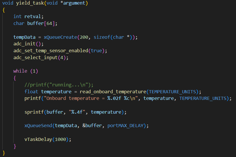 RP2040 FreeRTOS COAP