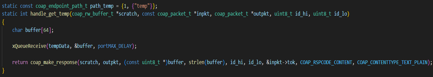 RP2040 FreeRTOS COAP