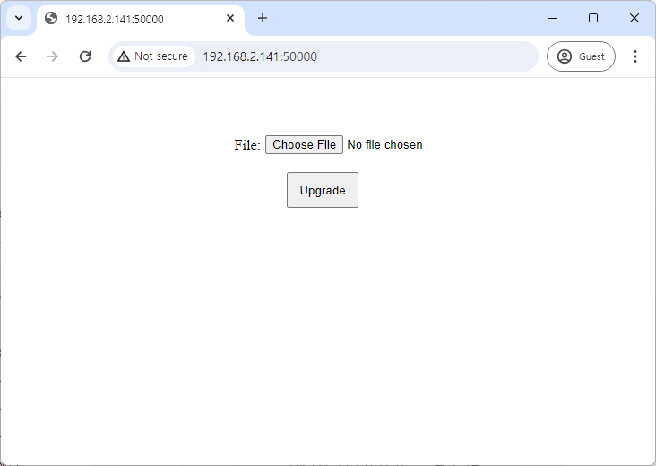 W55RP20 WebServer Firmware Update