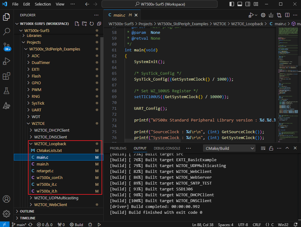 Surf 5 - Loopback server example in VS Code