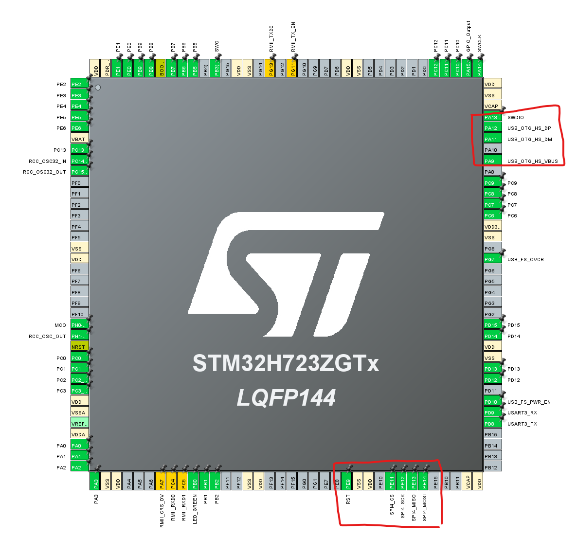 Ethernet Module by Connecting a W5500 to an STM32H743VIT6