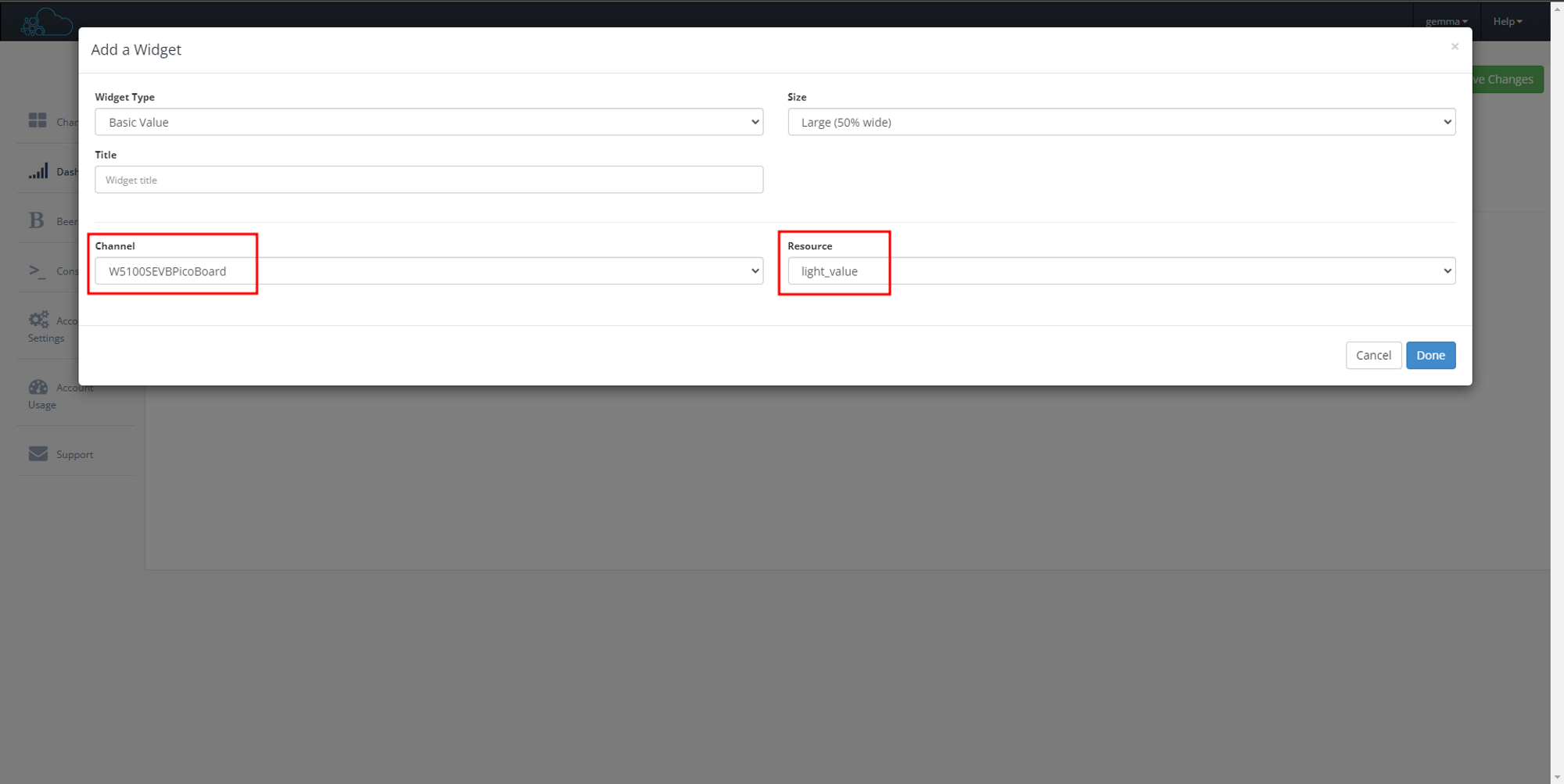 Monitoring light value using W5100S-EVB-Pico & Arduino IDE!