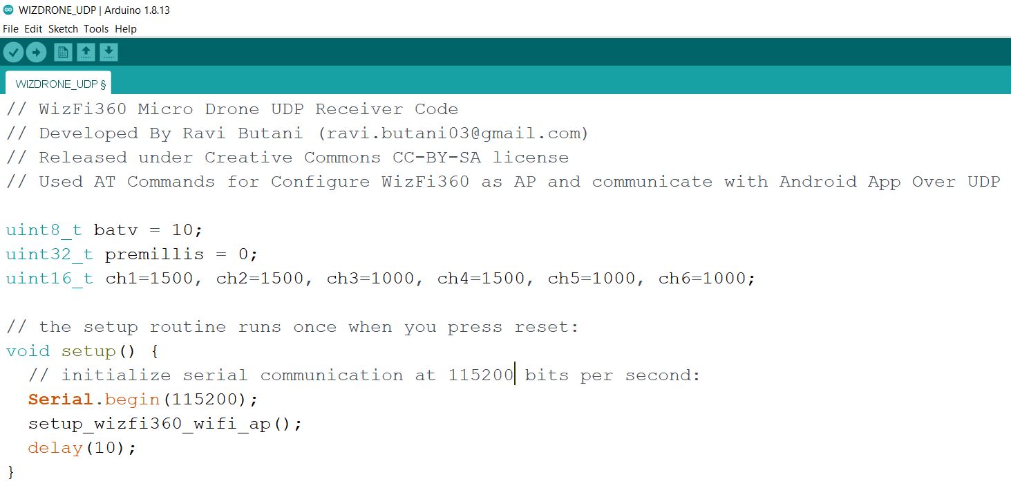 WizFi360-EVB-PICO based Smart phone controlled micro drone for STEM ...