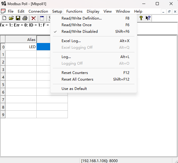 25. W5100S/W5500+RP2040 Raspberry Pi Pico＜Modebus TCP Server Example＞
