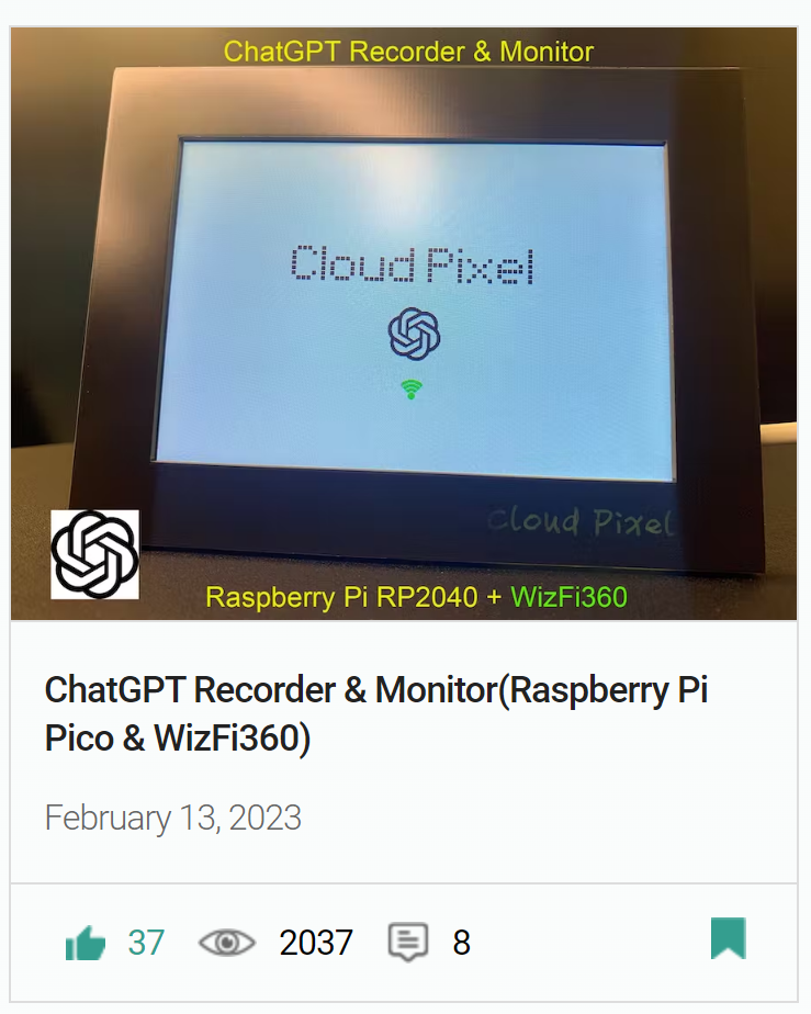W5100S-POE-EVB-PICO With SSL/TLS ( New ChatGPT API )