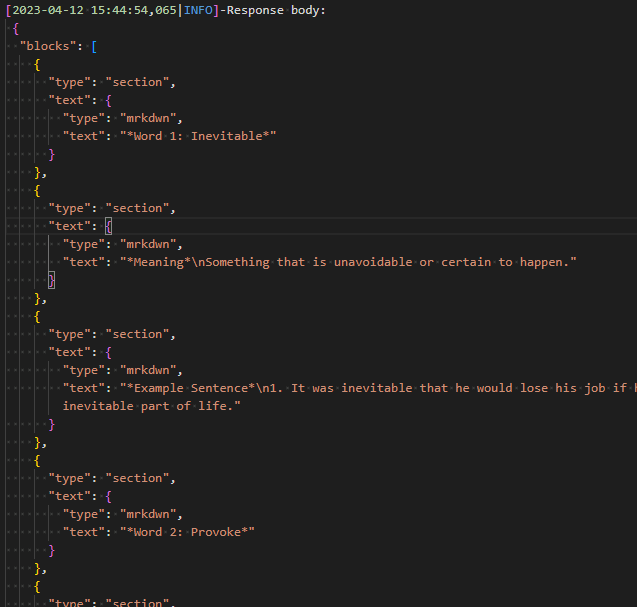 English study bot using ChatGPT with Slack