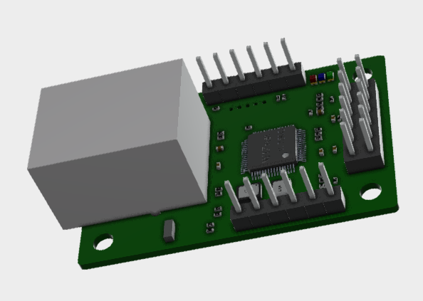 3D step file for WIZnet modules