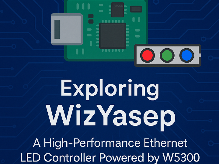 Exploring WizYasep: A High-Performance Ethernet LED Controller Powered by W5300