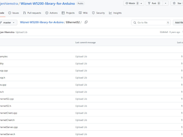 Wiznet-W5200-library-for-Arduino