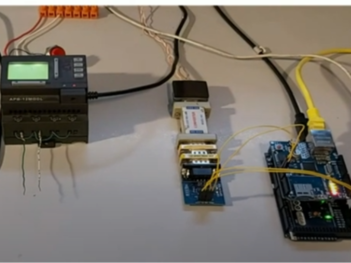 Arduino WebServer for PLCs